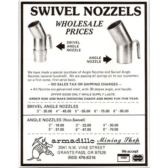 None and/or Unknown | Other | Armadillo Mining Shop Swivel Nozzels ...
